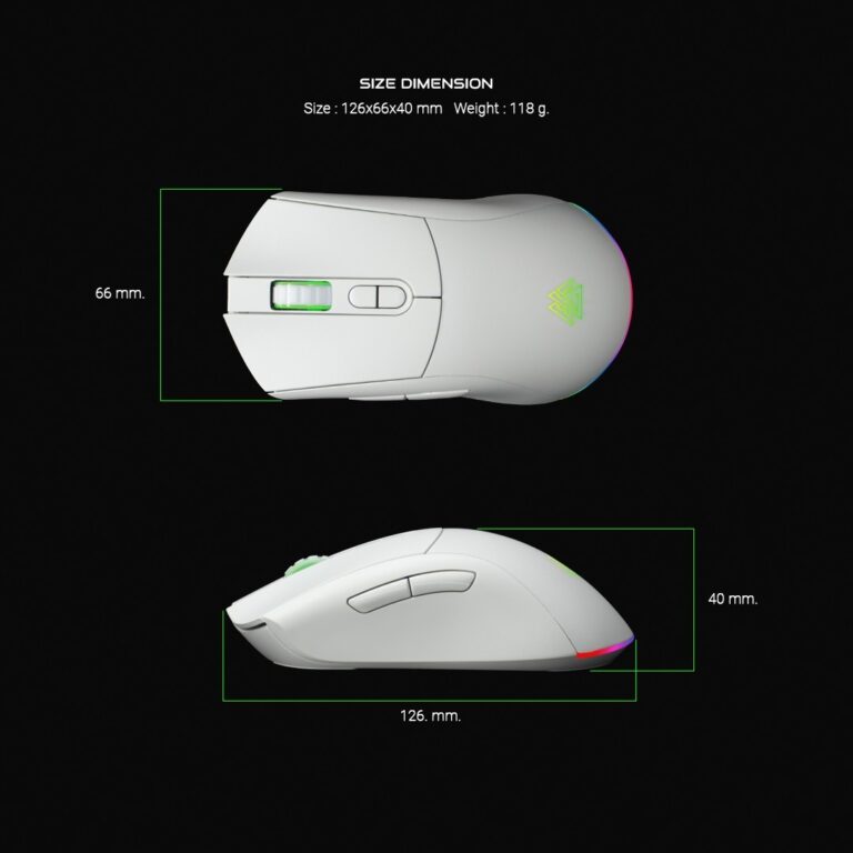 เมาส์เกมมิ่ง รุ่น Type M8 - EGA ZONE