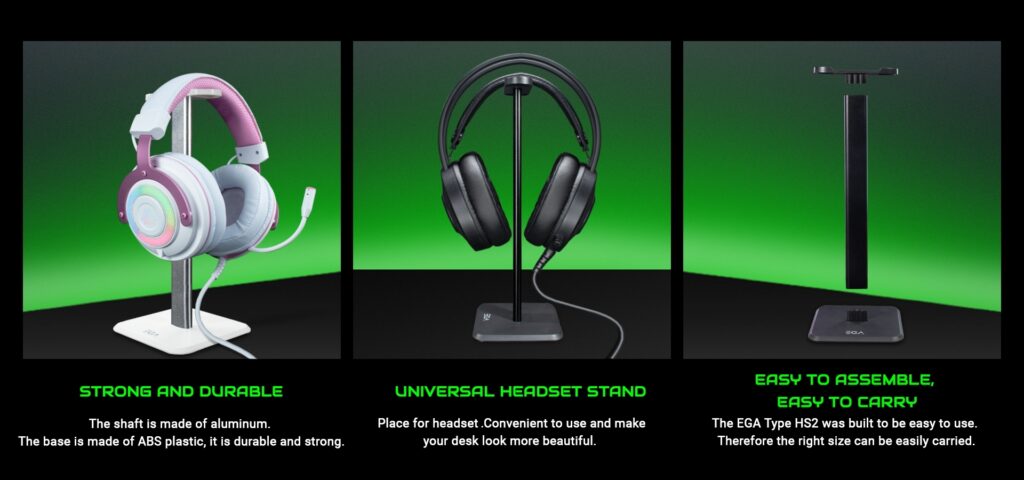 ที่วางหูฟัง รุ่น type hs2 - EGA ZONE