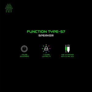 ลำโพงเกมมิ่ง รุ่น Type S7 - EGA ZONE