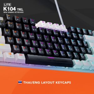 คีย์บอร์ดเกมมิ่ง รุ่น K104 LITE - EGA ZONE
