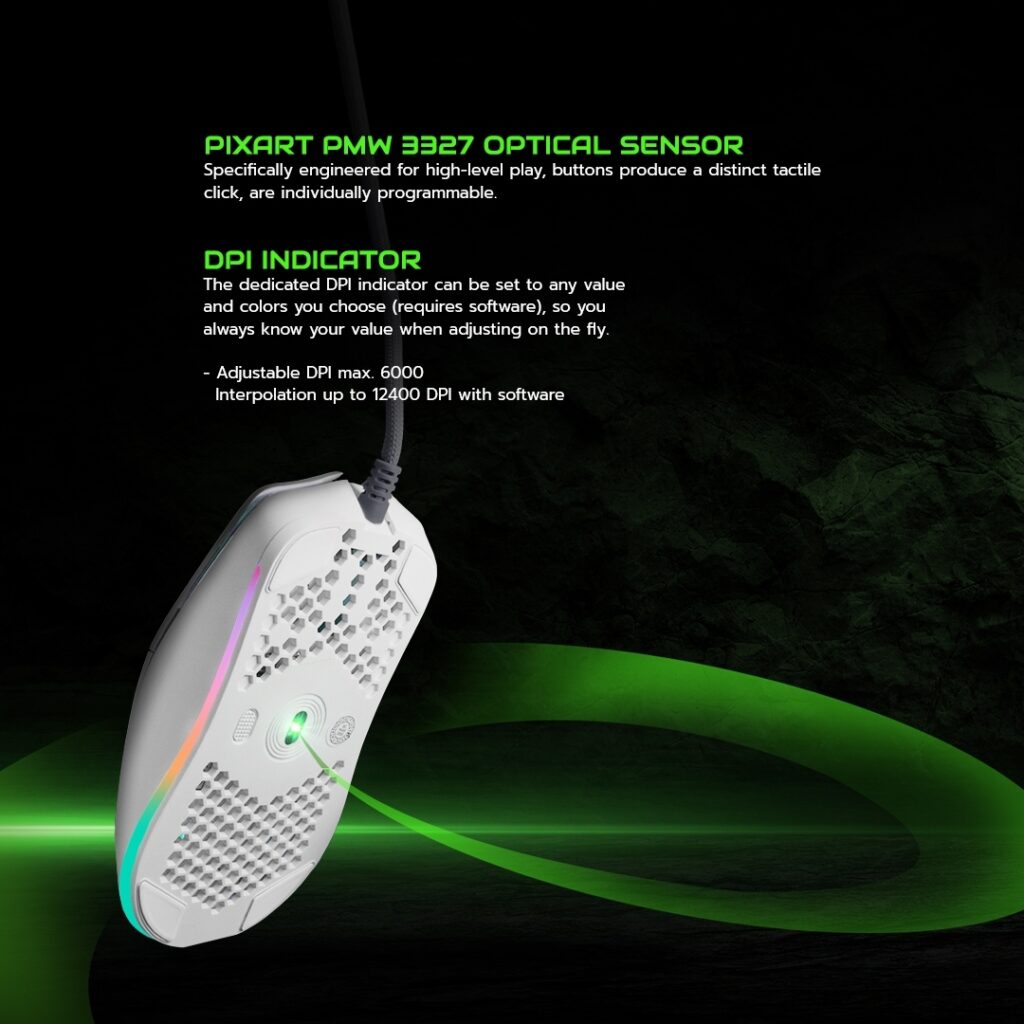 เมาส์เกมมิ่ง รุ่น Type M3 GEN2 - EGA ZONE