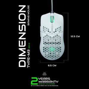 เมาส์เกมมิ่ง รุ่น Type M3 GEN2 - EGA ZONE