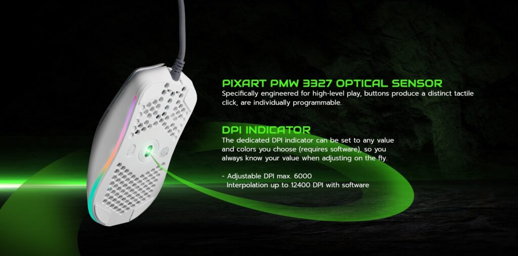 เมาส์เกมมิ่ง รุ่น Type M3 GEN2 - EGA ZONE