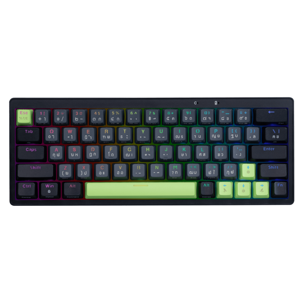 คีย์บอร์ดเกมมิ่ง รุ่น CMK6 - EGA ZONE