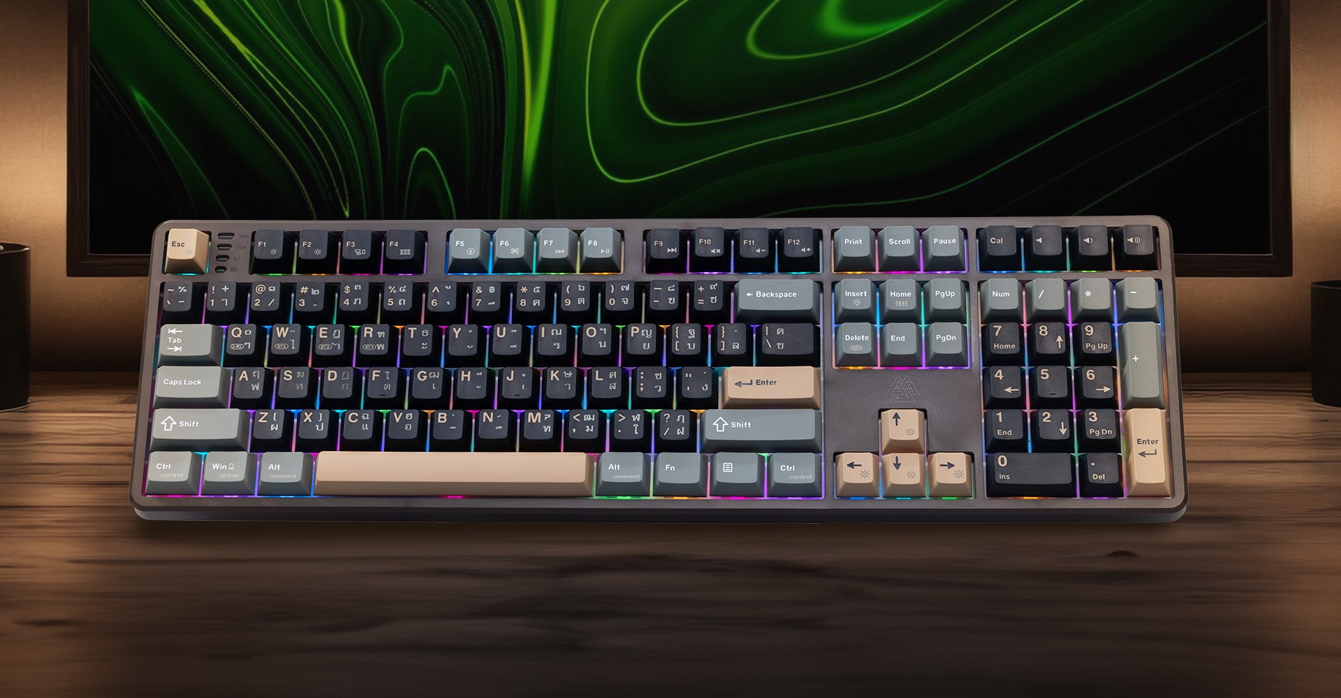 คีย์บอร์ดเกมมิ่ง รุ่น TYPE CMK7 | Mechanical Switch Hot-Swappable Full ...