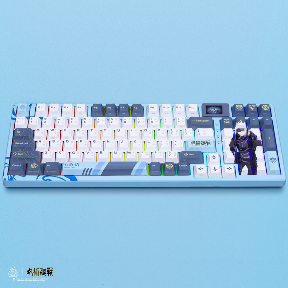 JJK Satoru 2025 – Satoru Gojo Collection Keyboard STR-K1 สีฟ้าแห่งพลัง ...