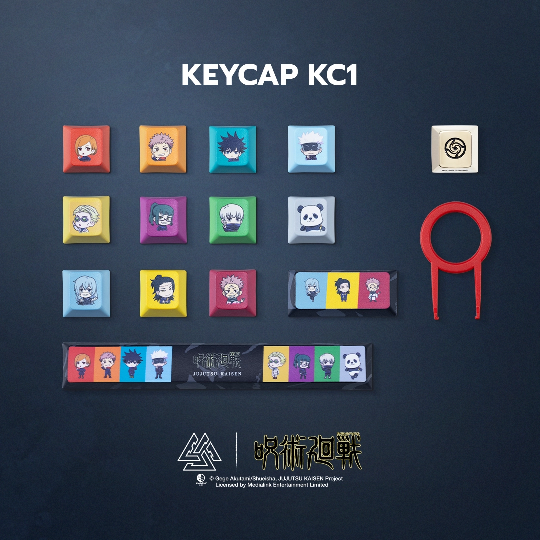 Keycap JJK 2025 – Jujutsu Kaisen Collection Cherry Profile ดีไซน์พรี ...