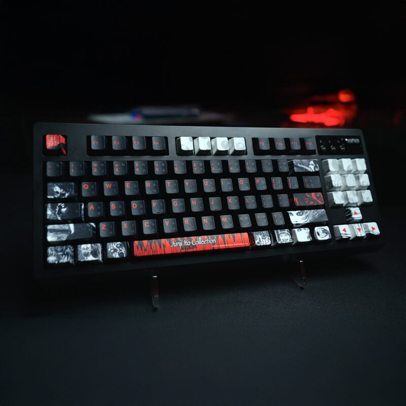 Keycap Junji Ito 2025 – Full Set 128 Keys Cherry Profile PBT ลายอนิเมะ ...