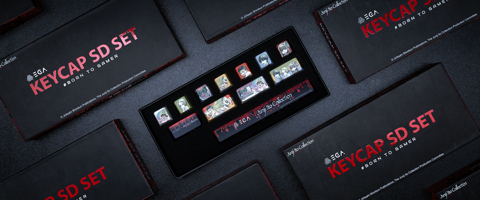 Keycap SD Junji Ito | คอลเลกชั่นสยองขวัญสุดพิเศษ EGA