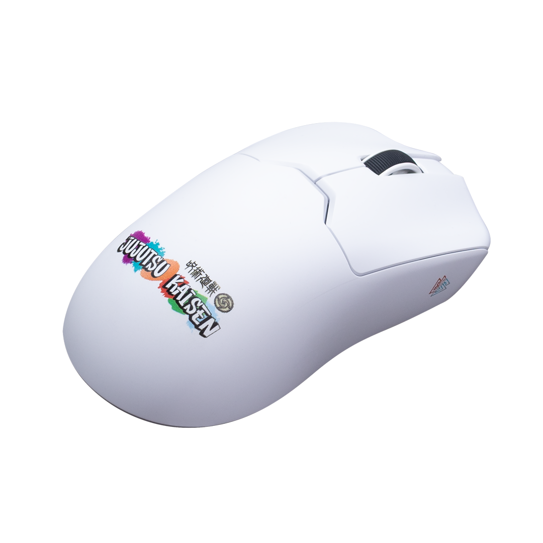 เมาส์ JJK White M1 - Wireless Gaming Mouse 4K 3 Mode เซ็นเซอร์ Pixart ...